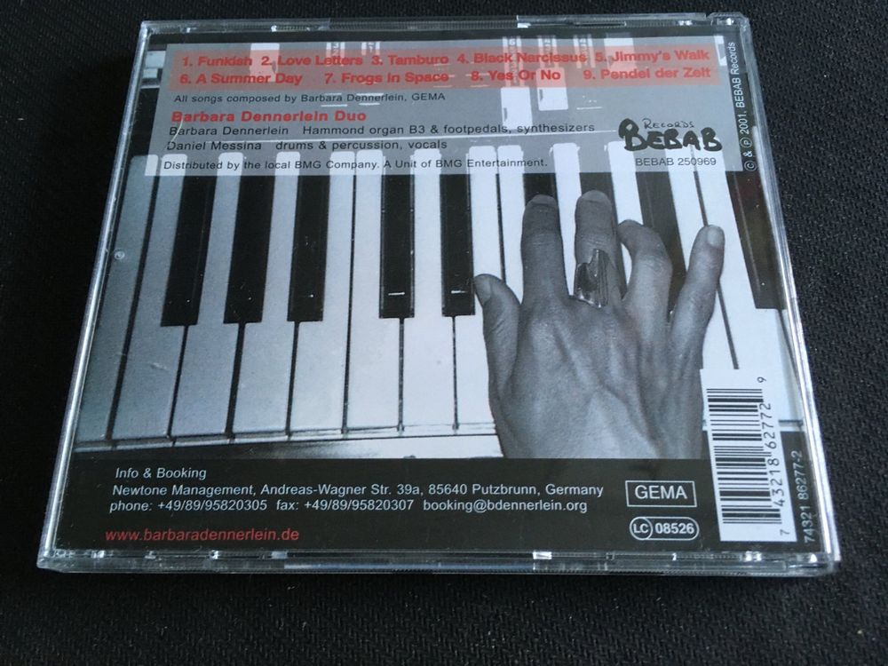 Barbara Dennerlein - Love Letters -CD- (Gebraucht) in St.Gallen für CHF ...