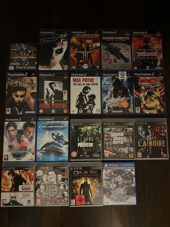 Playstation 1 2 3 4 Spiele Sammlung PS1234 | Kaufen auf Ricardo