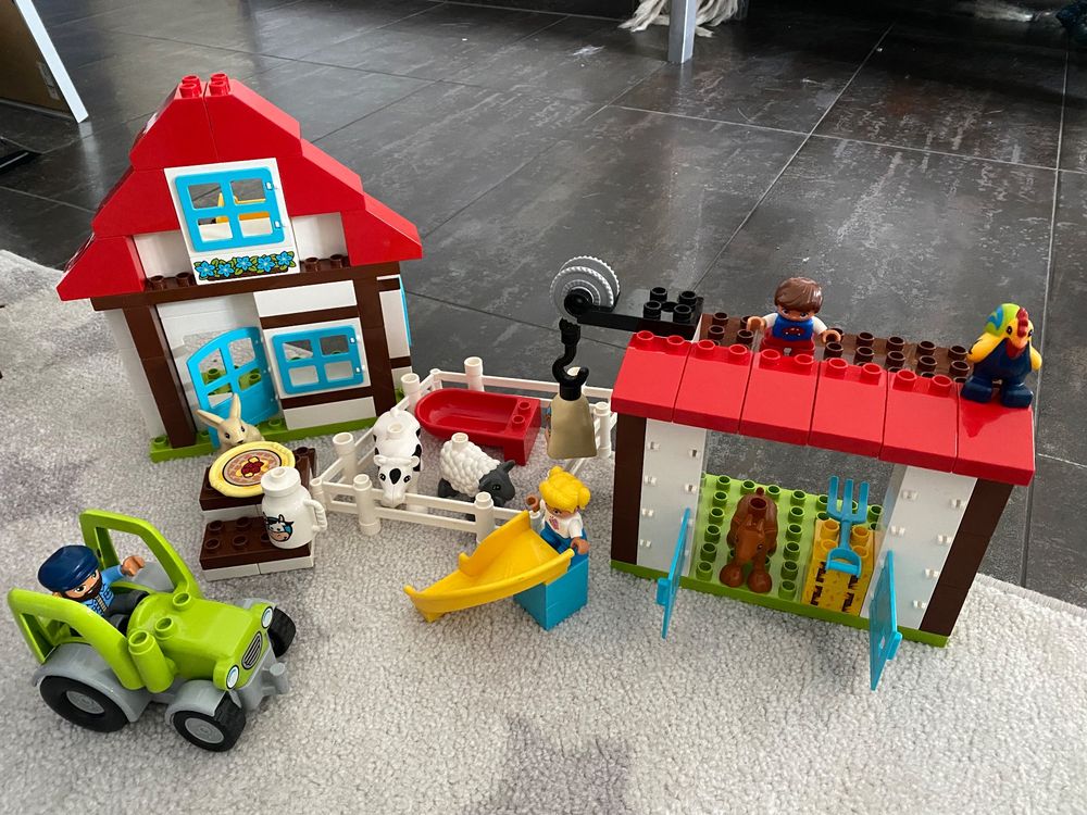 Duplo farm building with animals and tractor | Kaufen auf Ricardo