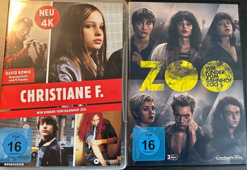 2 DVDs Christiane F. & Wir Kinder vom Bhf Zoo Serie (Gebraucht) in ...