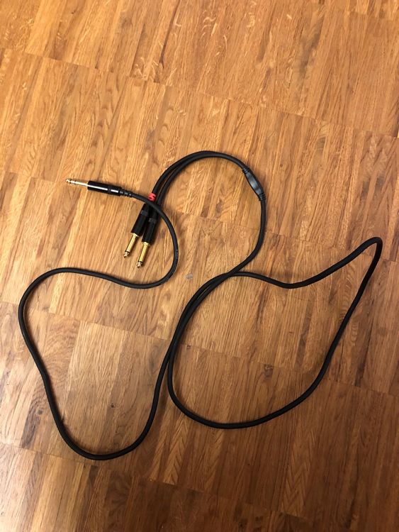 Rock Cable - Stereoklinke auf Monoklinken, 6.3mm, Länge 2m (Gebraucht ...