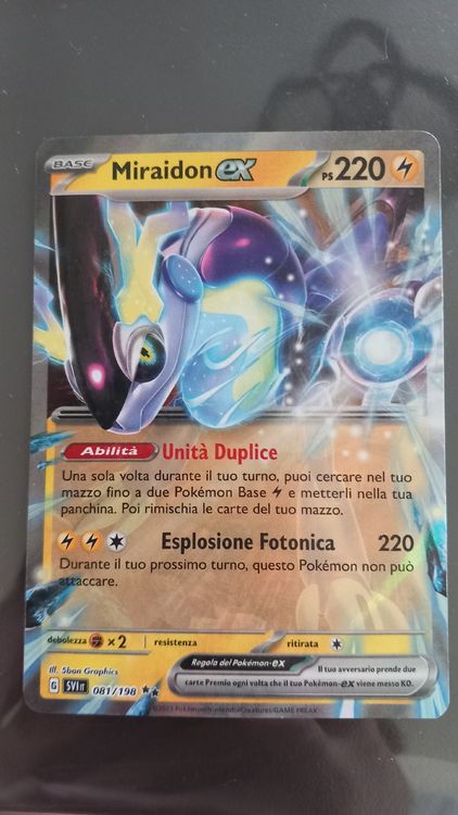Pokemon, Carta Miradon EX, Estate, affare! 220 HP ⚡️ Nuovo (Usato) a ...