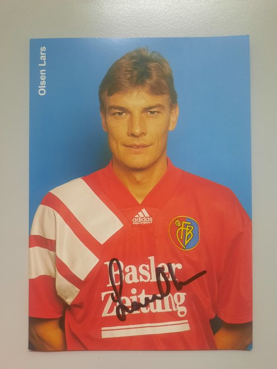 Lars Olsen / FC Basel, FCB, original Autogrammkarte | Kaufen auf Ricardo