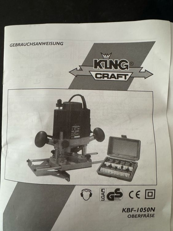 King Craft Oberfräse KBF-1050N - Für Holzbearbeitung! (51) (Gebraucht) in Oberkulm für CHF 20 ...