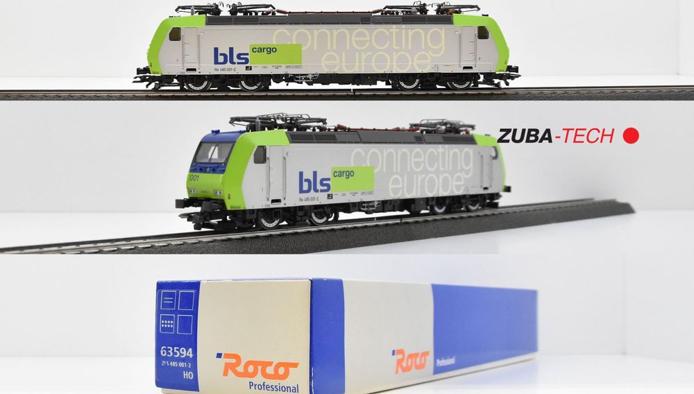 Roco 63594 E-Lok Re 485 BLS Crago H0 GS Analog mit OVP | Kaufen auf Ricardo
