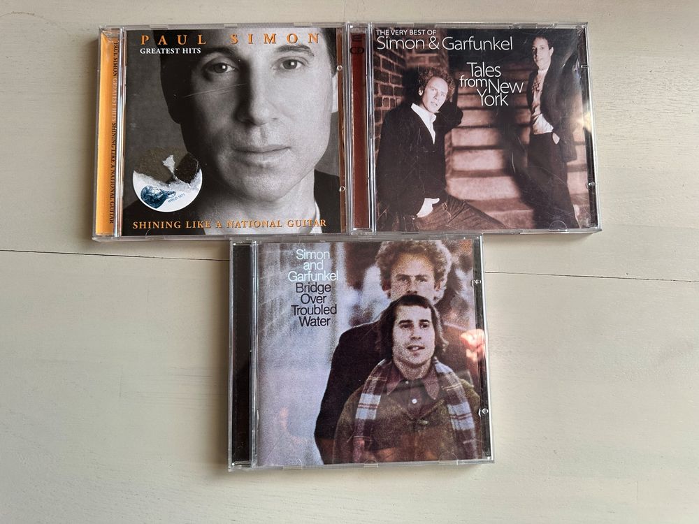 SIMON & GARFUKEL PAIL ART Kult CD's Top Hit Folk Rock Duo (Gebraucht ...