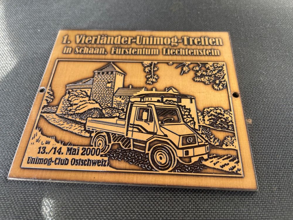 Emblem erstes Unimog Treffen Schaan 2000 | Kaufen auf Ricardo