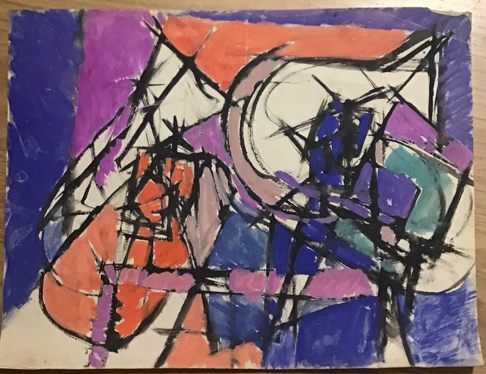 André BRECHET (1921-1993) Mischtecknik | Kaufen auf Ricardo