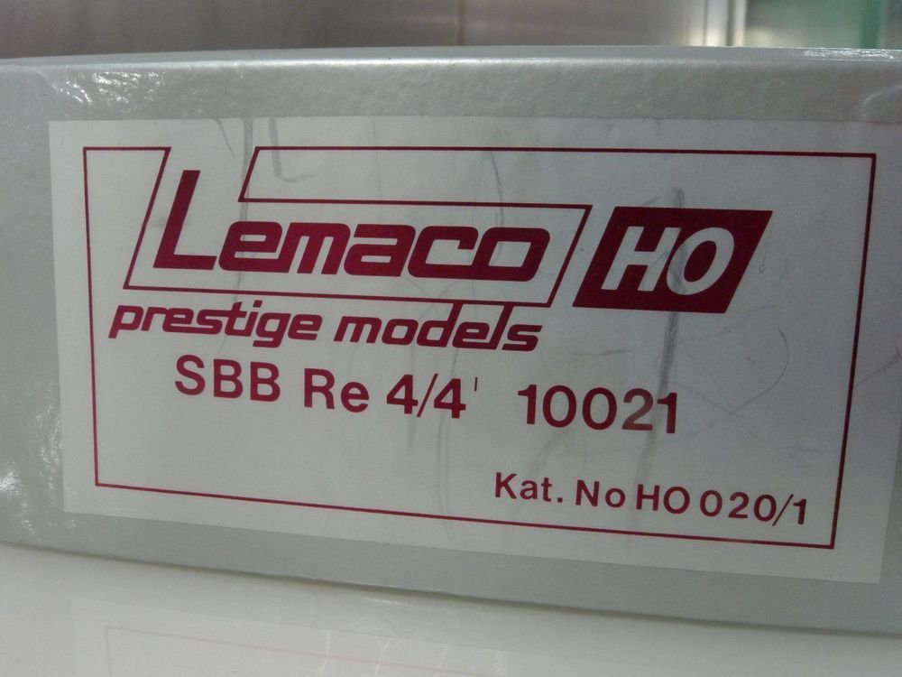 LEMACO SBB Re 4/4 I 10021 grün H0 020/1 (Neu und originalverpackt) in Wimmis für CHF 949 – mit ...