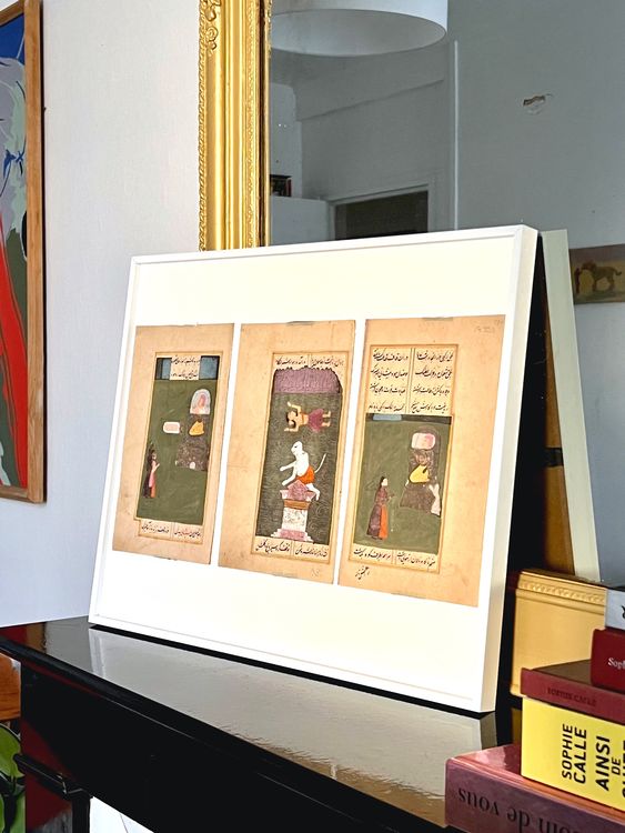 Altmeister Triptychon Gemälde MUGHAL Miniatur Bilder Persien (Gebraucht) in Bern für CHF 281 ...