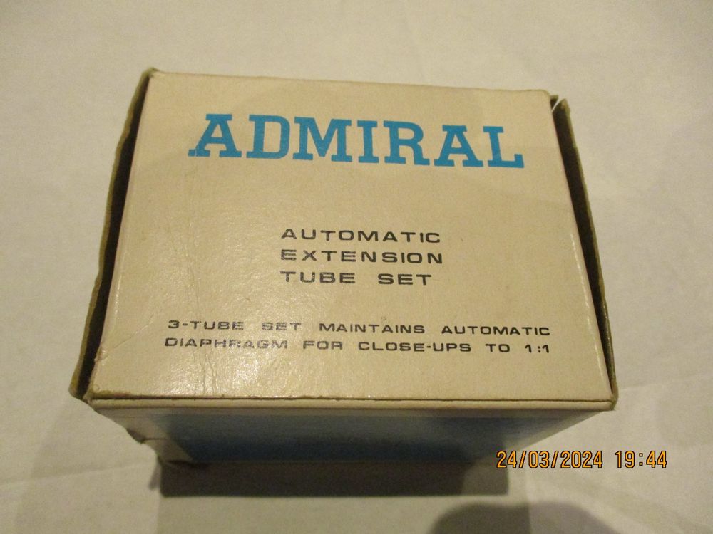 VINTAGE ADMIRAL AUTOMATIC EXTENSION TUBE SET FOR NIKON AI | Kaufen auf ...