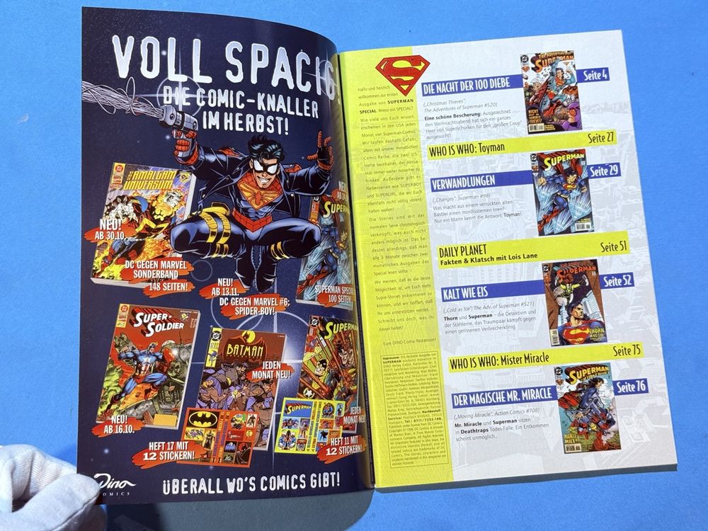 Superman Special Comics Geschichte 15 Stück, komplett. (Neu (gemäss ...