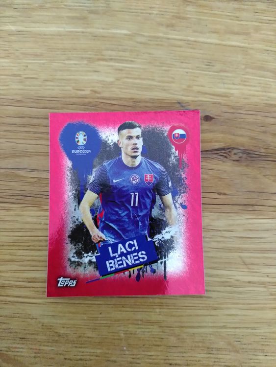 🤩 SVK 3 mit rotem Rand - Topps Euro 2024 Sticker (Neu (gemäss ...