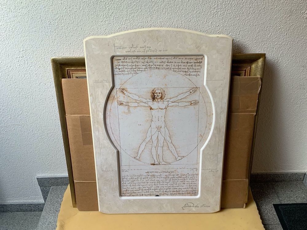 Vitruvianischer Mensch* Bild* Künstler* Leonardo da Vinci | Kaufen auf Ricardo