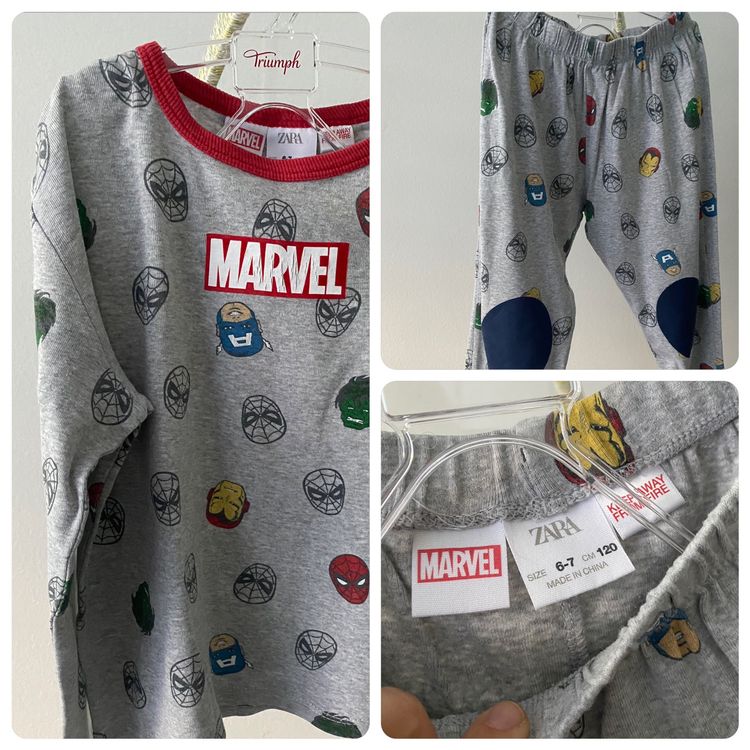 Pyjama Zara (Marvel), Gr 120 (Gebraucht) in Zürich für CHF 6 – mit Lieferung auf Ricardo kaufen