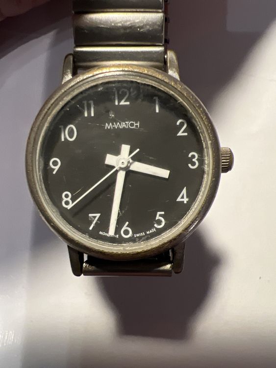 M-Watch Swiss Made Vintage Herren Armbanduhr Retro Look (Gebraucht) in ...