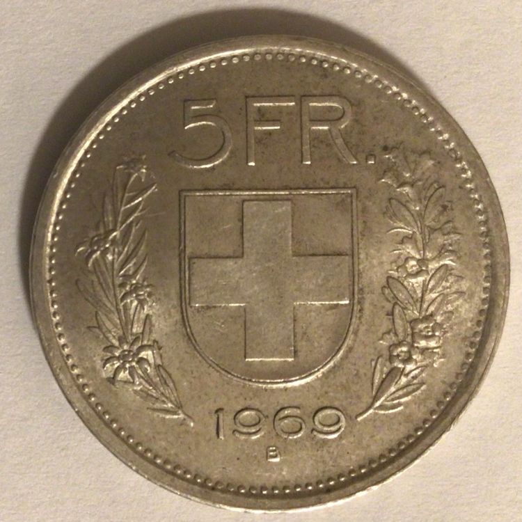 5 franchi 1969 | Kaufen auf Ricardo