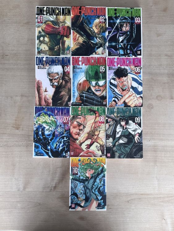 10 One Punch Man Mangas Band 1-10 (Neu (gemäss Beschreibung)) in Baden ...