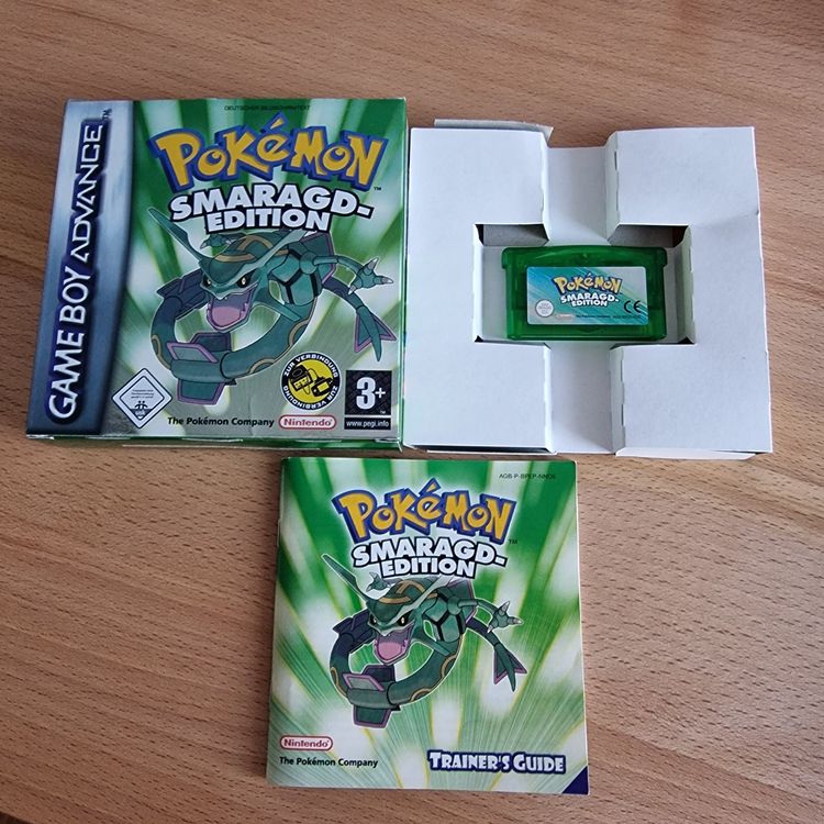 GBA Spiel Pokémon-Smaragd Edition, inkl. Anleitung und OVP (Gebraucht ...