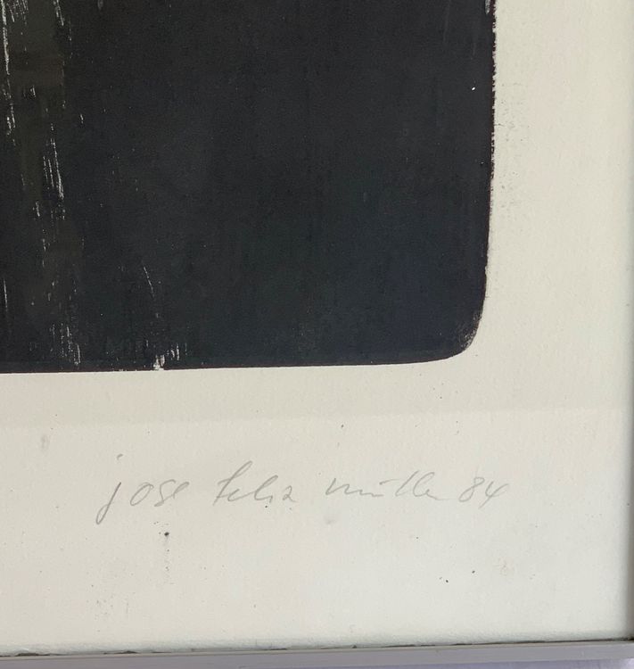 Josef Felix Müller (1955)grosses Lithographie Handsigniert (Gebraucht ...