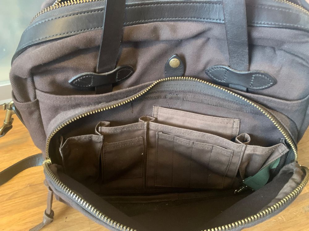 Filson Rugged Twill Padded Computer Bag - Brown (Gebraucht) in ...