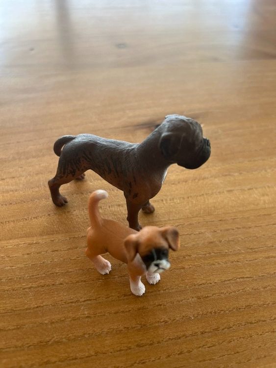 Schleich Boxer Rüde mit Jungtier (Gebraucht) in Weiningen ZH für CHF 5 ...