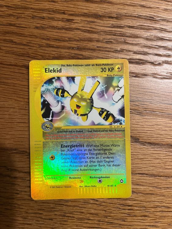 Pokemon Aquapolis Elekid 9/147 | Kaufen auf Ricardo
