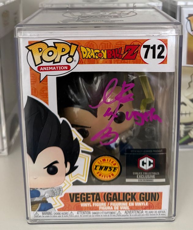Signed JVA DBZ Vegeta Funko CHASE Limited - Ryō Horikawa (Gebraucht) in ...