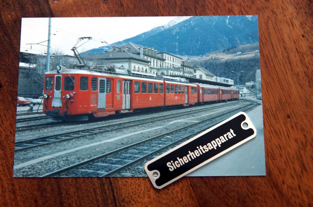 Brig-Visp-Zermatt ABDeh 6/6 2032 - Brig, 1972 (Foto: Roth) | Kaufen auf ...