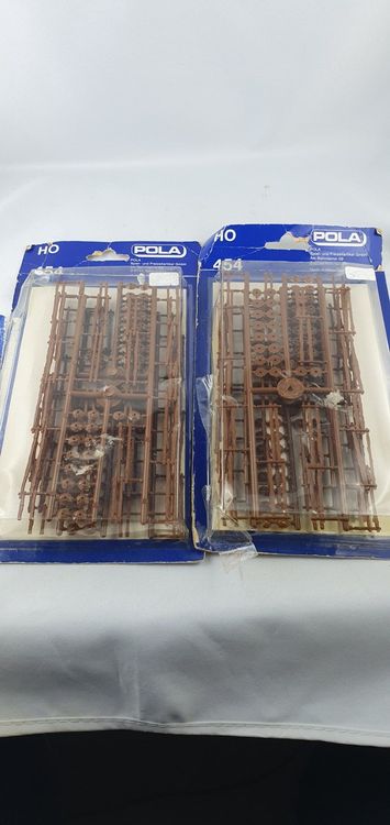 Pola 454 2x Weidezaun Spur H0 in OVP (Neu (gemäss Beschreibung)) in ...