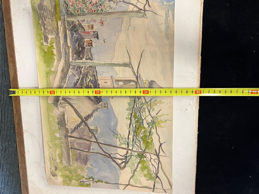 Aquarelle signée | Kaufen auf Ricardo