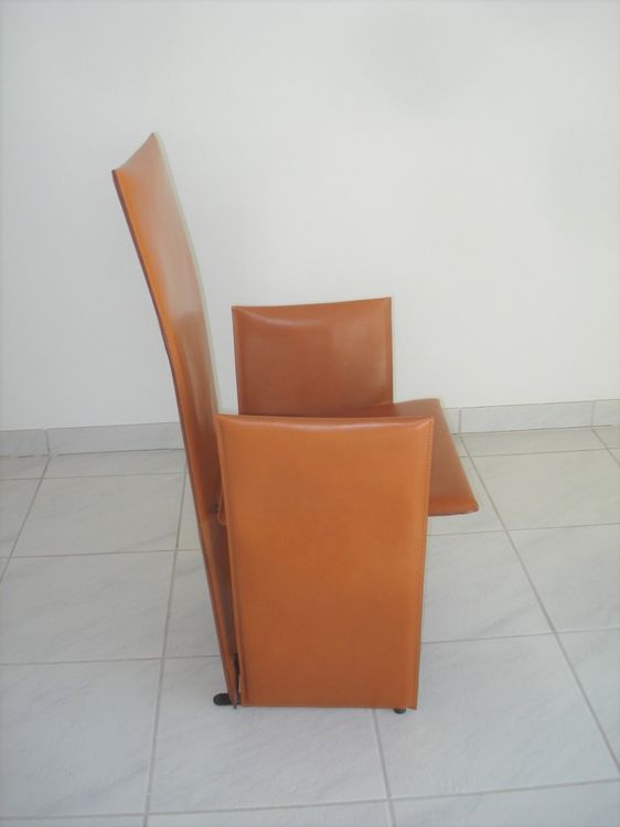 Italienische Designer Stuhle Leder