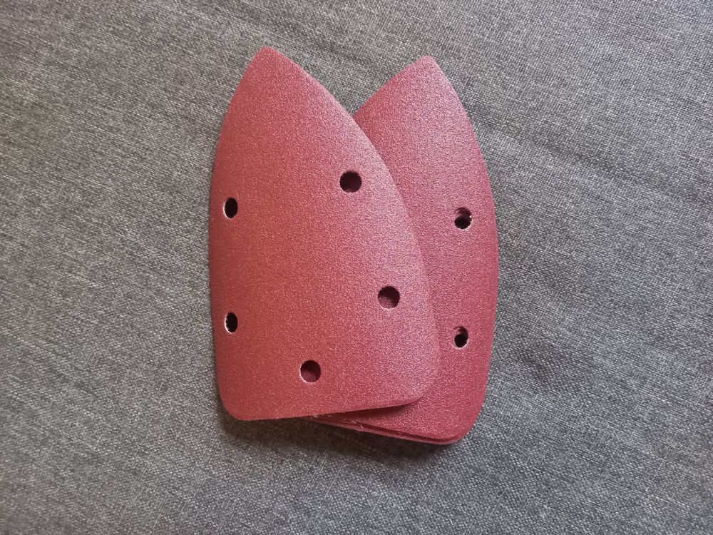 Selbstklebendes Sandpapier für Dreiecksschleifer 100 stk (Neu und ...