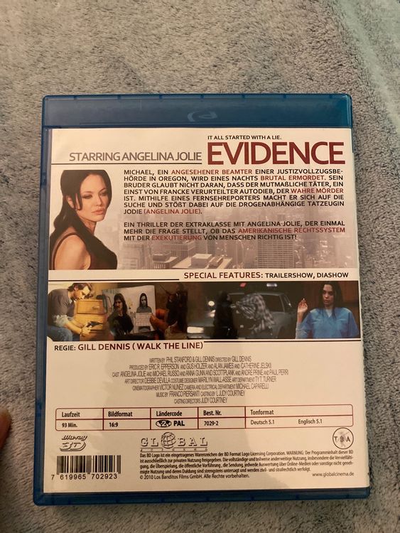 Evidence Blu-ray/ 3D, 2D (Gebraucht) in Dübendorf für CHF 10 – mit ...