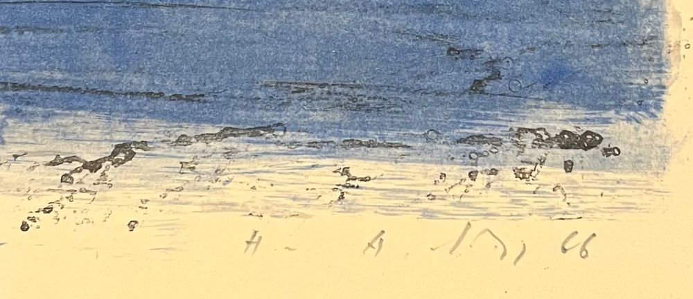 Hermann Alfred Sigg (1924) Lithographie Handsigniert (Gebraucht) in für ...