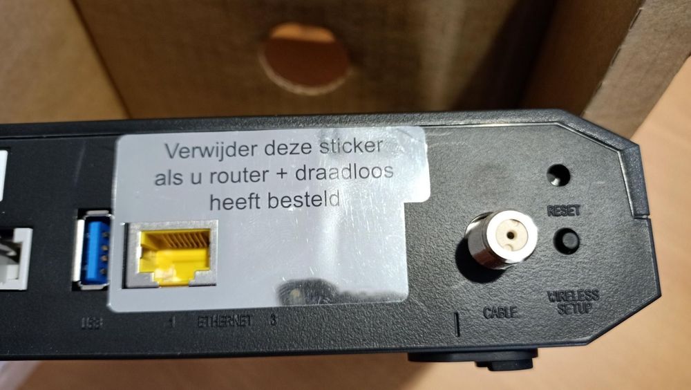 Cisco EPC3925 Cablo-Modem Ziggo NL / BE | Kaufen auf Ricardo