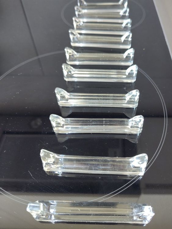 lot de 10 repose-couteaux en cristal, vintage (Gebraucht) in Plan-les ...