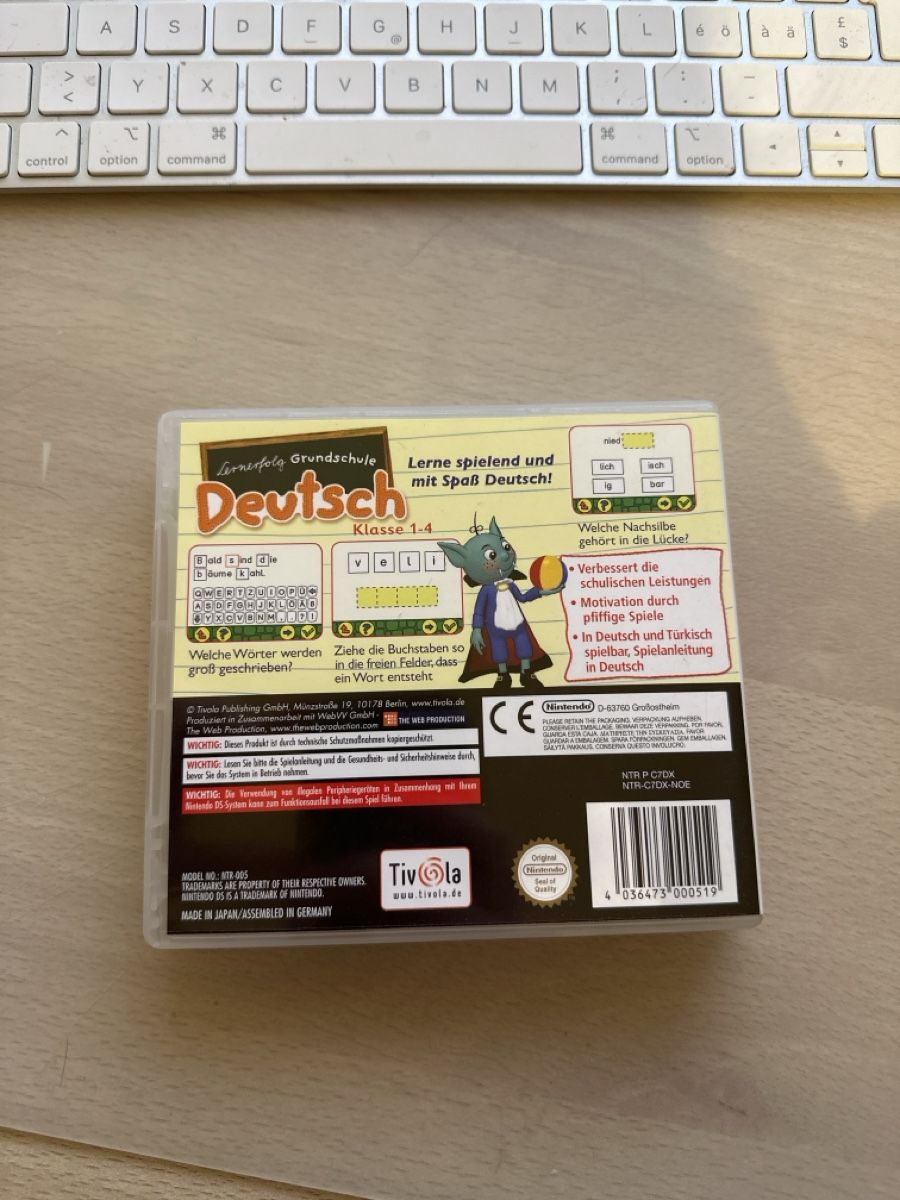Deutsch Lernsoftware Klasse 1-4 Nintendo DS, Top Zustand (Gebraucht) in ...