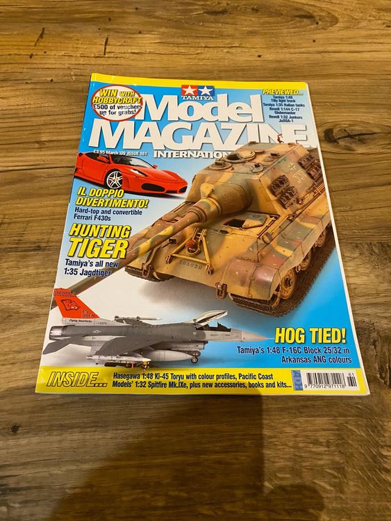 MAG ENG TAMIYA MODEL MAGAZINE 161 MARCH 09 (Gebraucht) in MÜHLEDORF/SO ...