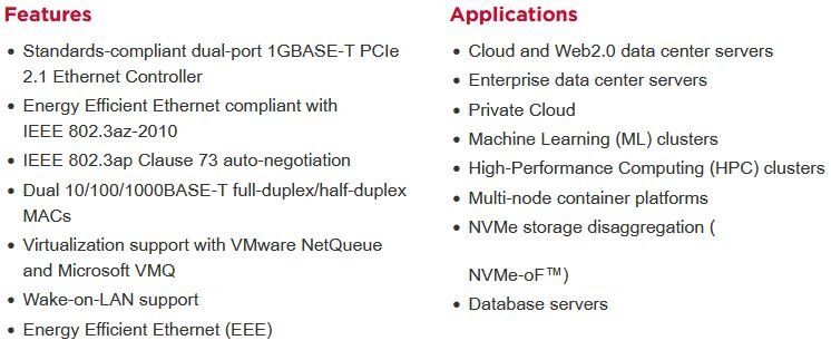 Broadcom NetXtreme® BCM5720 Dual-Port 1 Gigabit PCIe Karte (Gebraucht ...