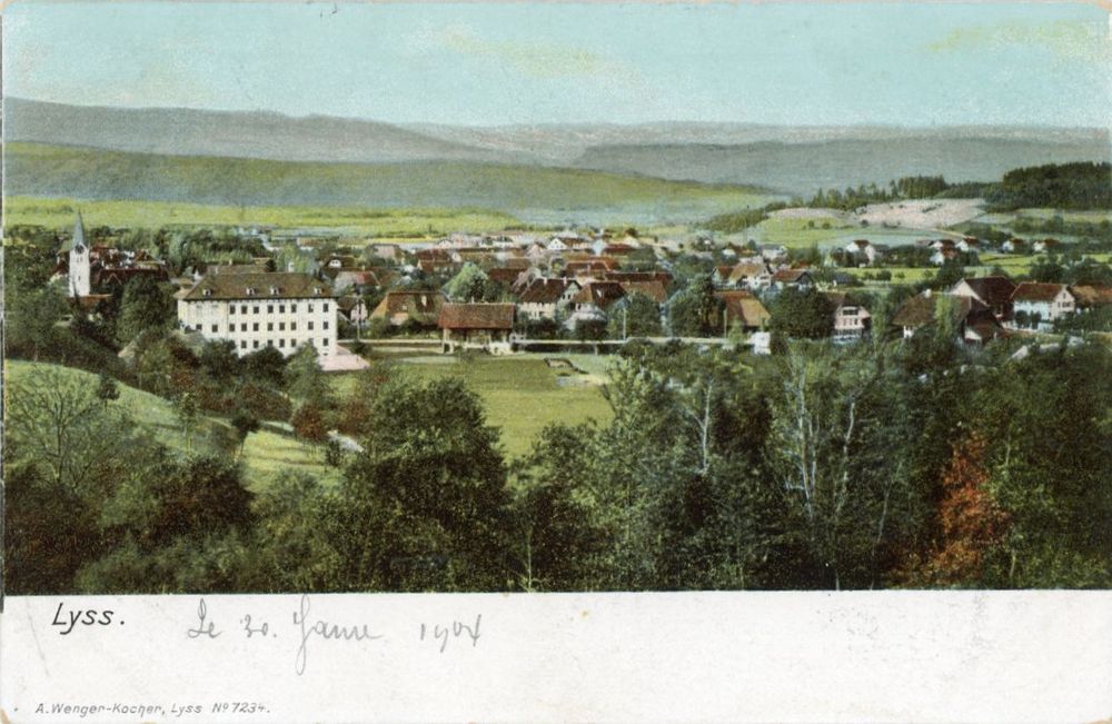 Lyss BE um 1904 (Gebraucht) in Niedergesteln für CHF 6.7 – mit Lieferung auf Ricardo kaufen