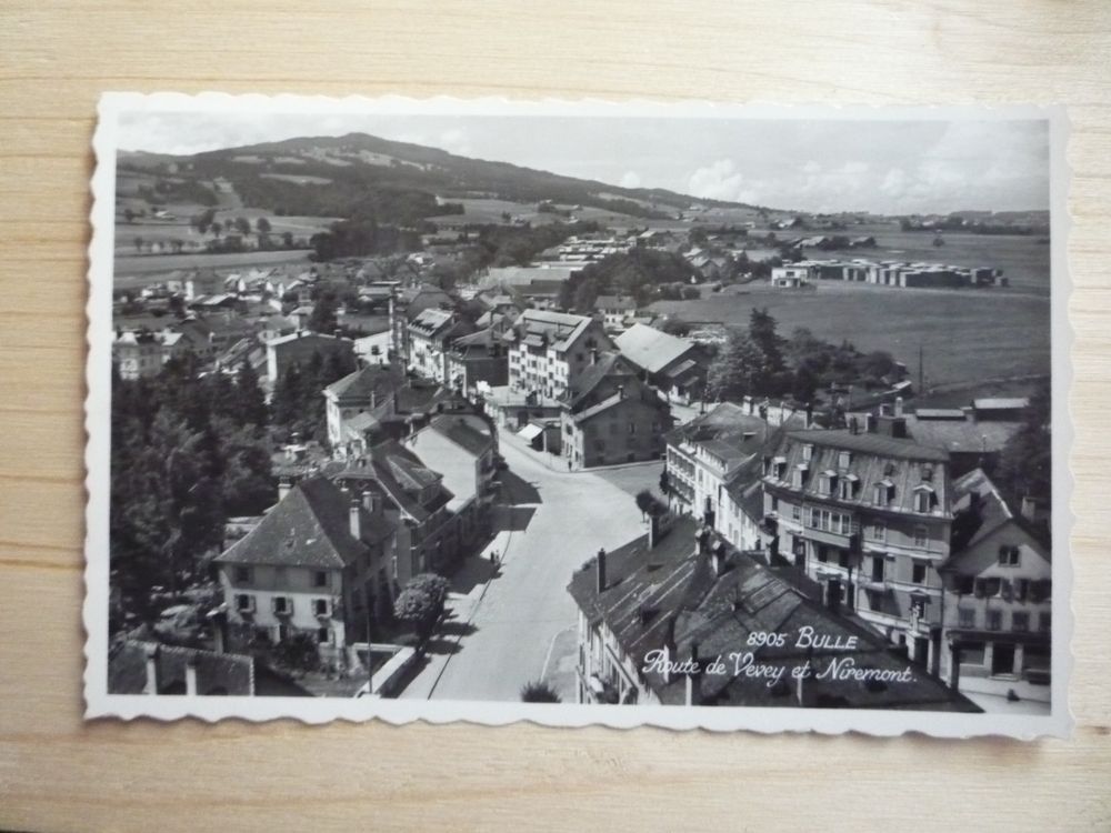 Bulle, Route de Vevey et Niremont, 3.VII.50 (Gebraucht) in Rieden SG ...