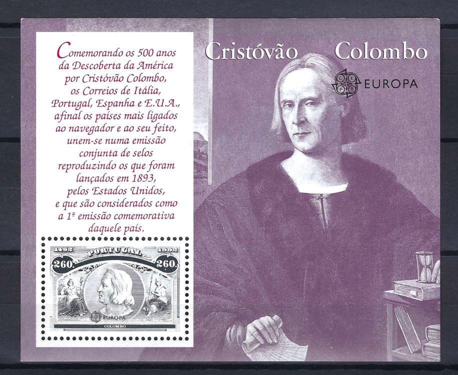 Portugal Viagens de Colombo 1992 MNH** 6 block (Neu (gemäss Beschreibung)) in Laupersdorf für ...