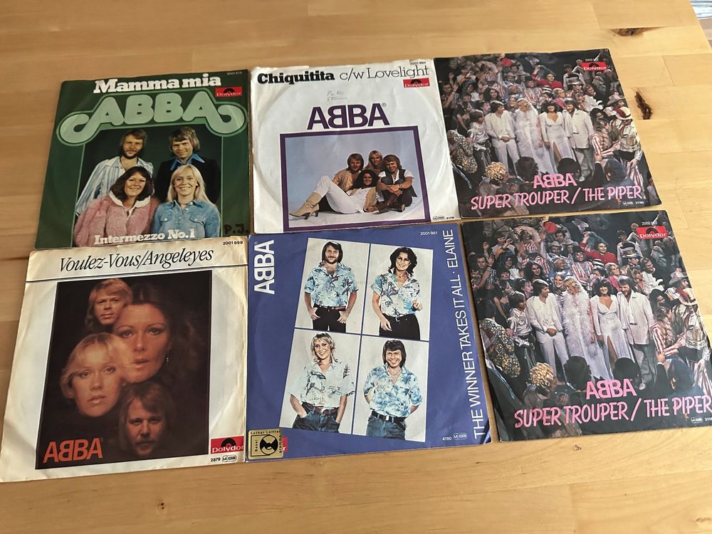 ABBA rare Singles 1975-1980 rare Pressungen Top Hit Kult (Gebraucht) in ...