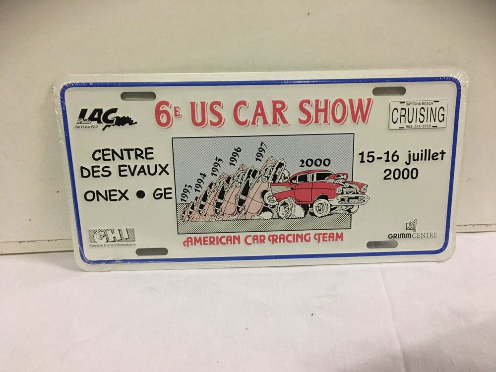 Plaque 6e US car show 2000 (Neu und originalverpackt) in Villars sur ...