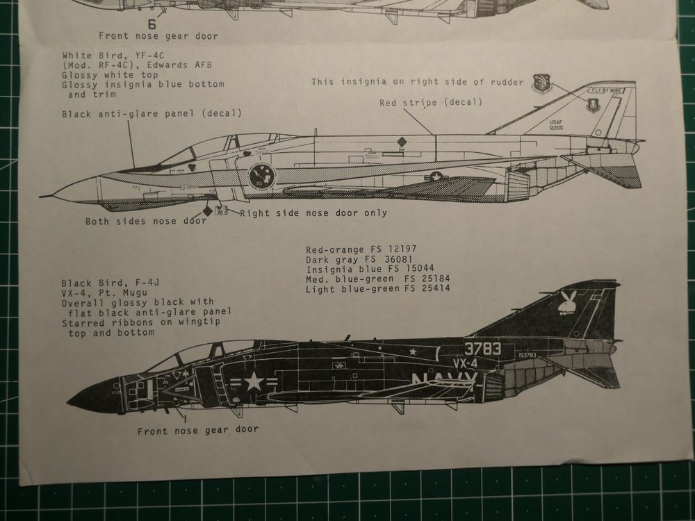 1/72 F-4J QF-4B YF-4C Phantom - Playboy Bunny - Decals (Gebraucht) in ...