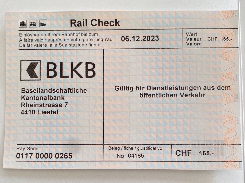Rail Check | Kaufen auf Ricardo