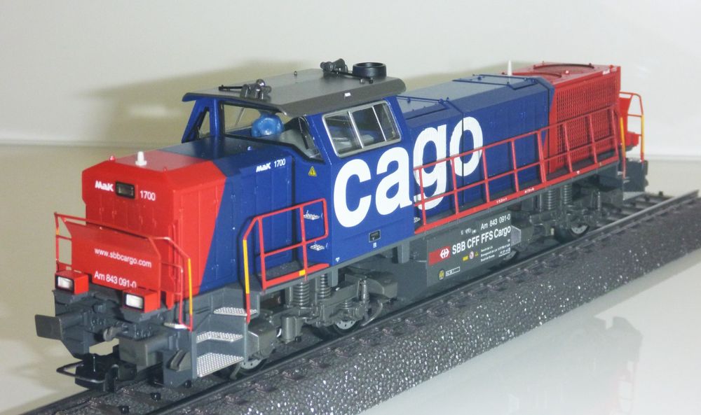 Mehano 55313. Rangierlok Am 843 der SBB Cargo (Defekt) in Frenkendorf ...