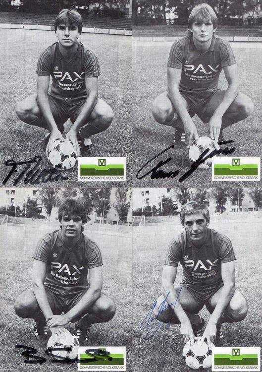 FC BASEL FCB AUTOGRAMMKARTEN 1984-1985 | Kaufen auf Ricardo