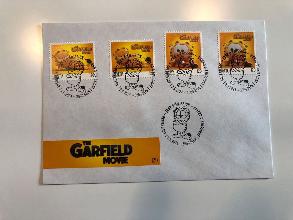 GARFIELD the MOVIE - Sondermarken FDC BEIDE Zähnungen !!! | Kaufen auf Ricardo